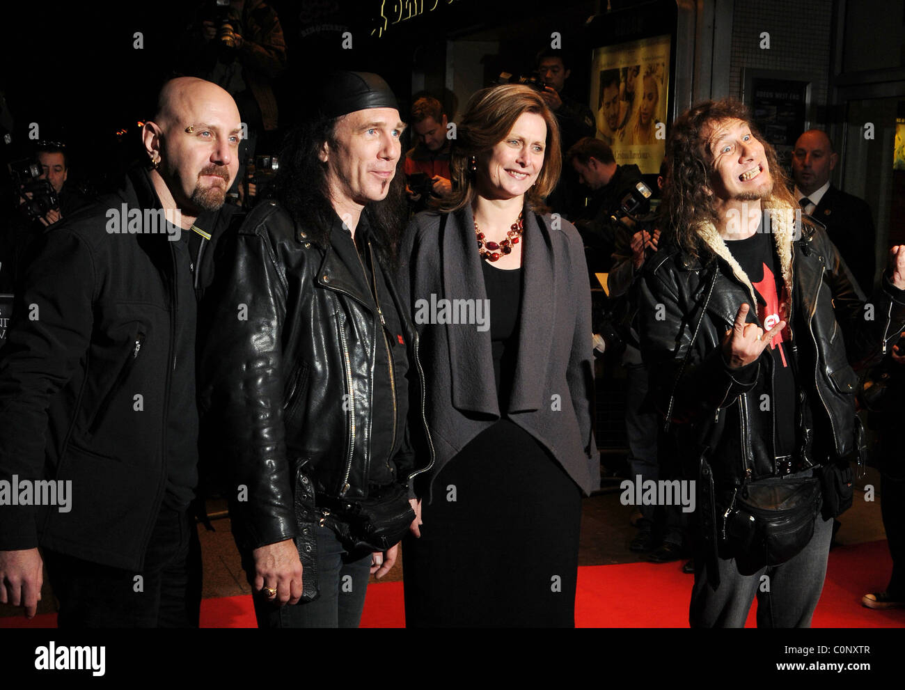 Glenn Five, Robb Reiner, Sarah Brown and Steve 'Lips' Kudlow of Anvil ...