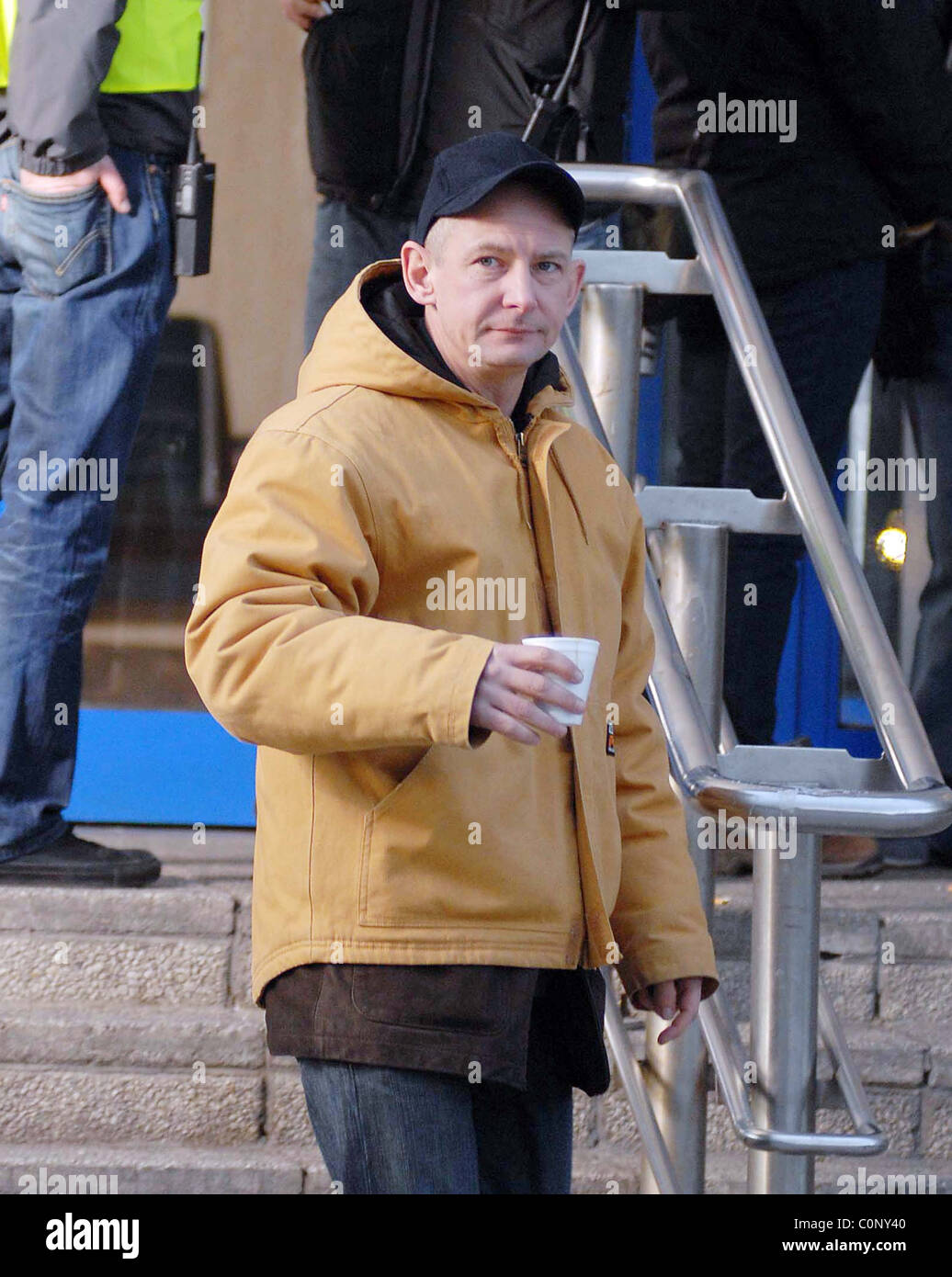 Ian Hart filming on location for a new four part ITV drama 'Father ...