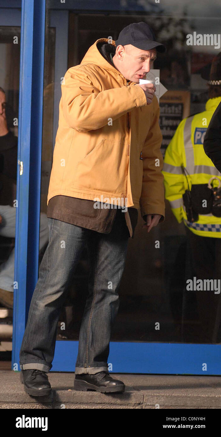 Ian Hart filming on location for a new four part ITV drama 'Father ...