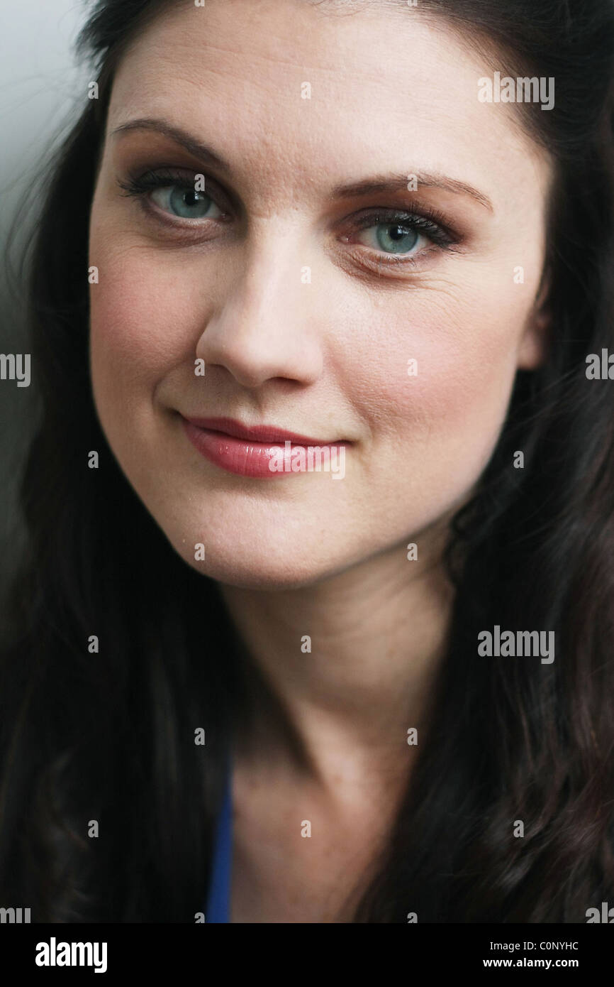 Michelle Harrison Promoting her new show 'Wild Roses' at the CBC ...