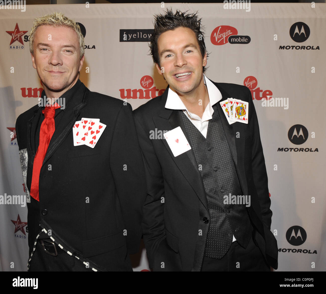 Justin Ryan (L) and Colin McAllister (R) at Virgin Unite's Mad Hatter ...