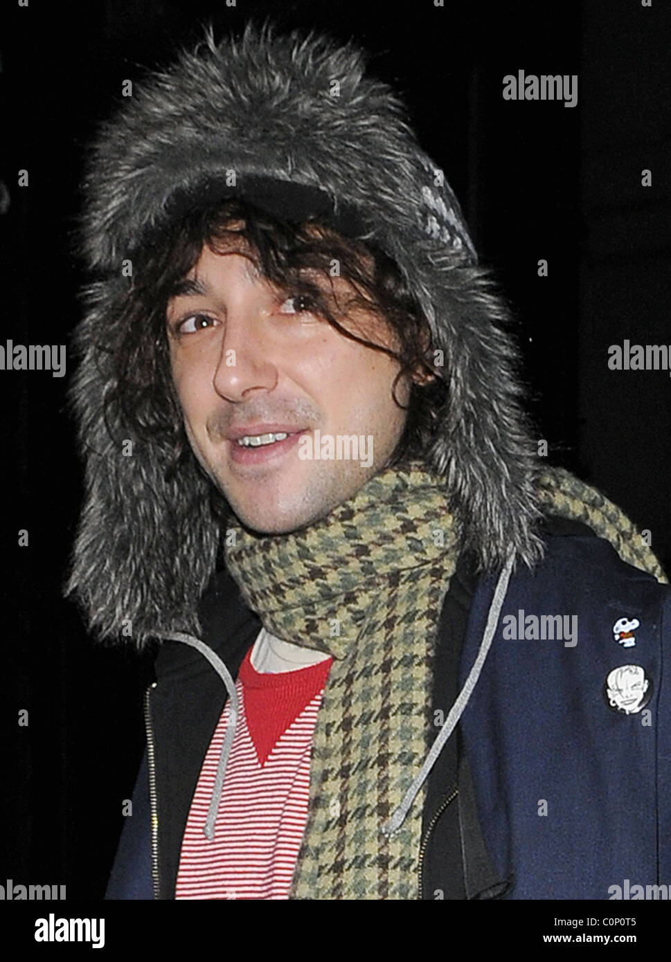 Alex Zane arrives at a studio to present his Xfm breakfast show ...
