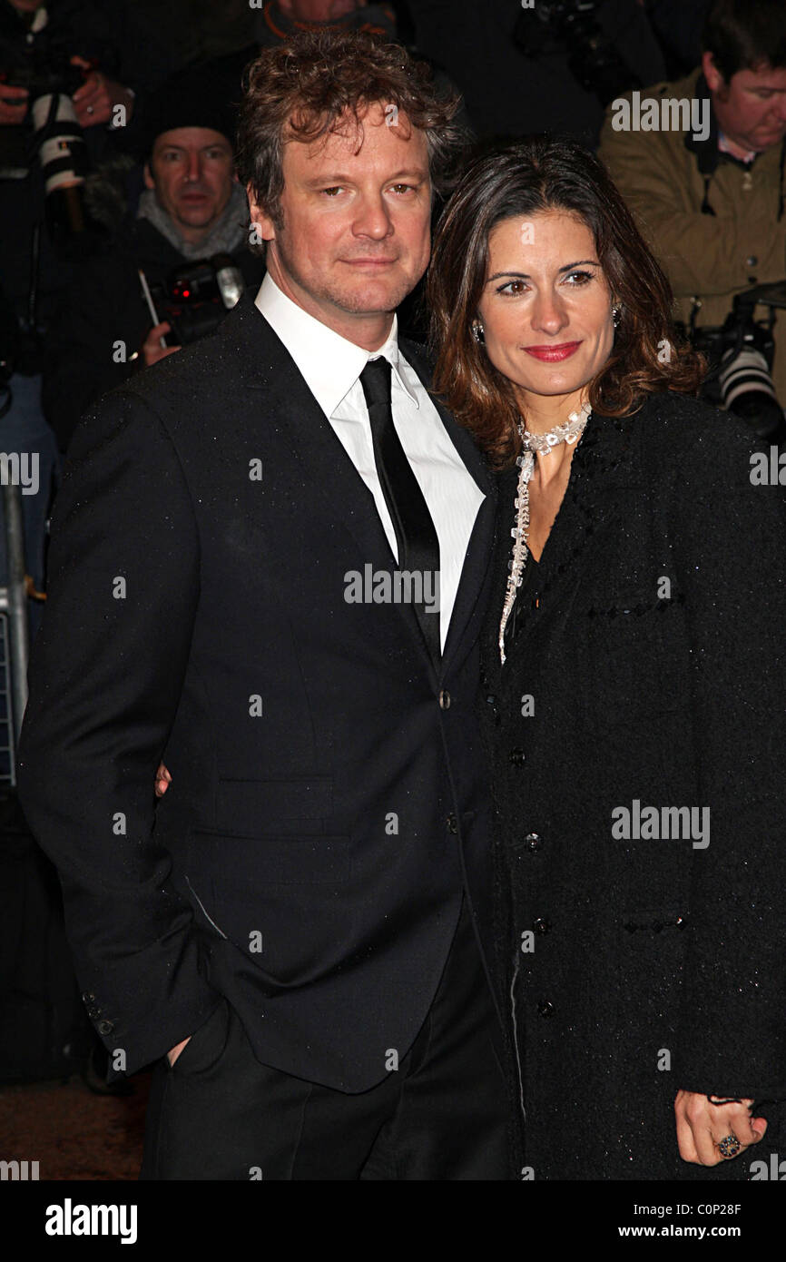 Colin Firth and Livia Giuggioli The Times BFI London Film Festival ...