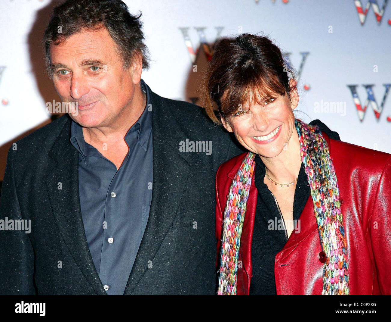 Patrick Rotman and Florence Parenel Premiere of the movie 'W' held at ...