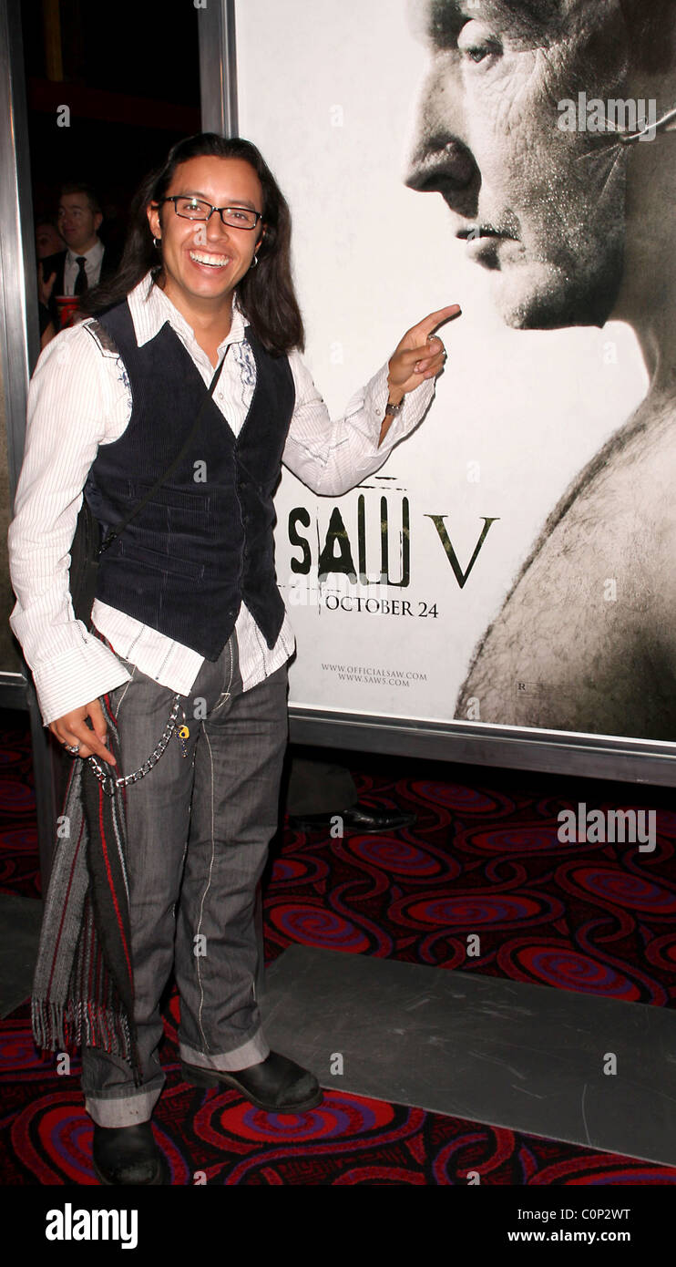 Effren Ramirez Saw V Los Angeles World premiere held at Chinese 6 ...