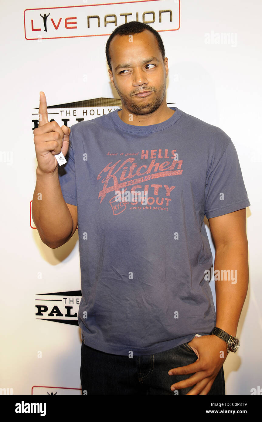 Donald Faison arrives at the Grand Re-Opening of the Hollywood ...