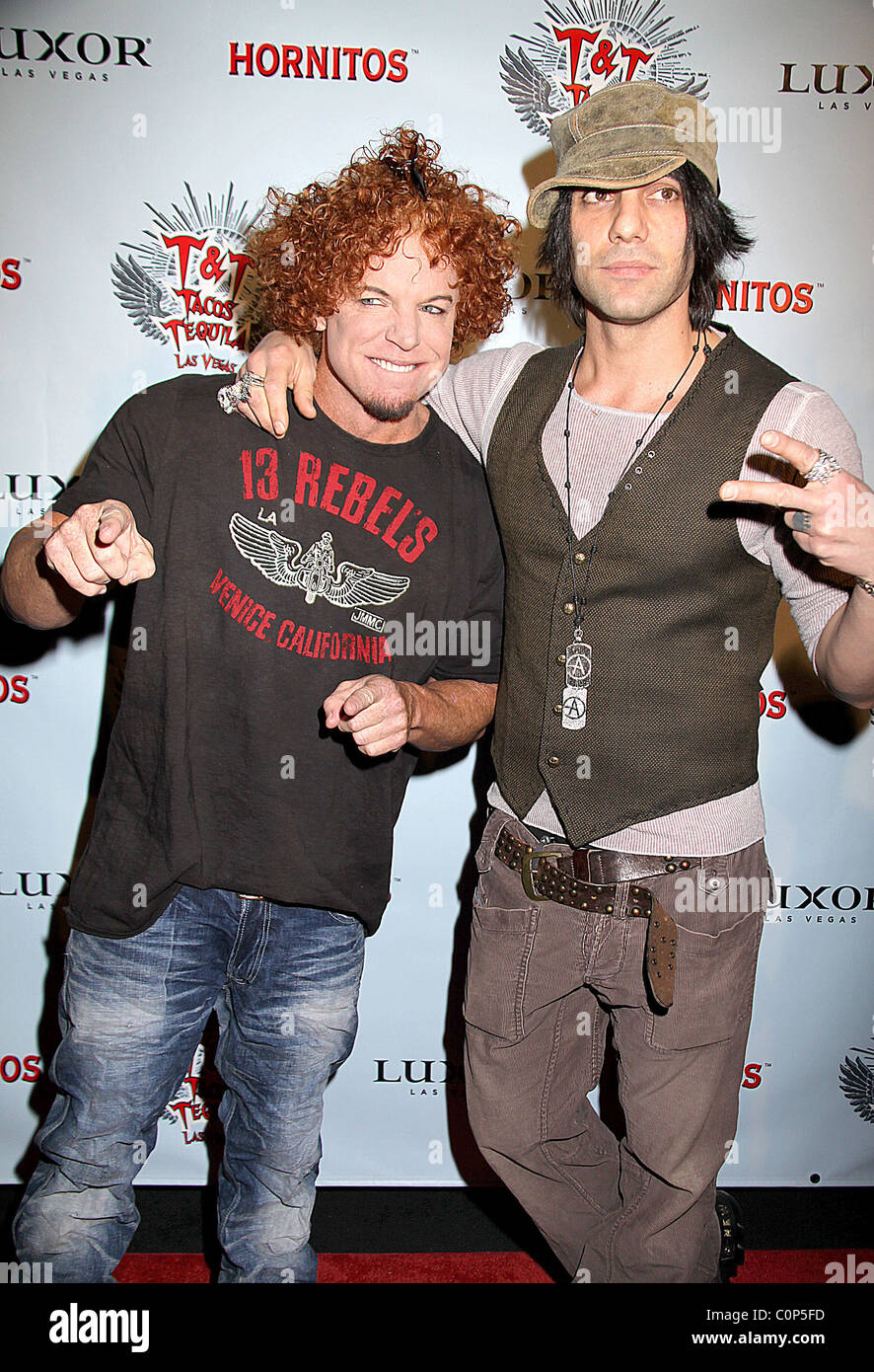 Carrot Top and Criss Angel Tila Tequila hosts the grand opening of ...