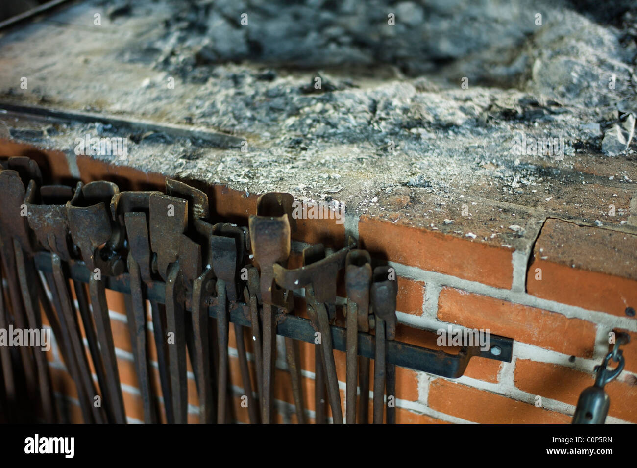 Blacksmith oven at the Amish Farm and House Lancaster County ...