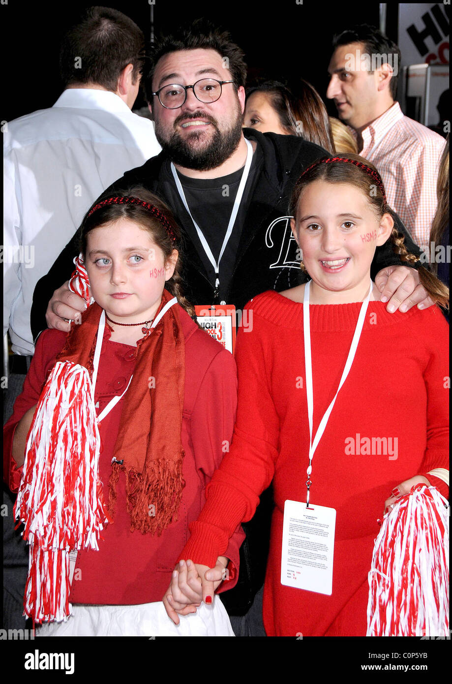 Kevin Smith and Family The Los Angeles Premiere of 'High School Musical ...