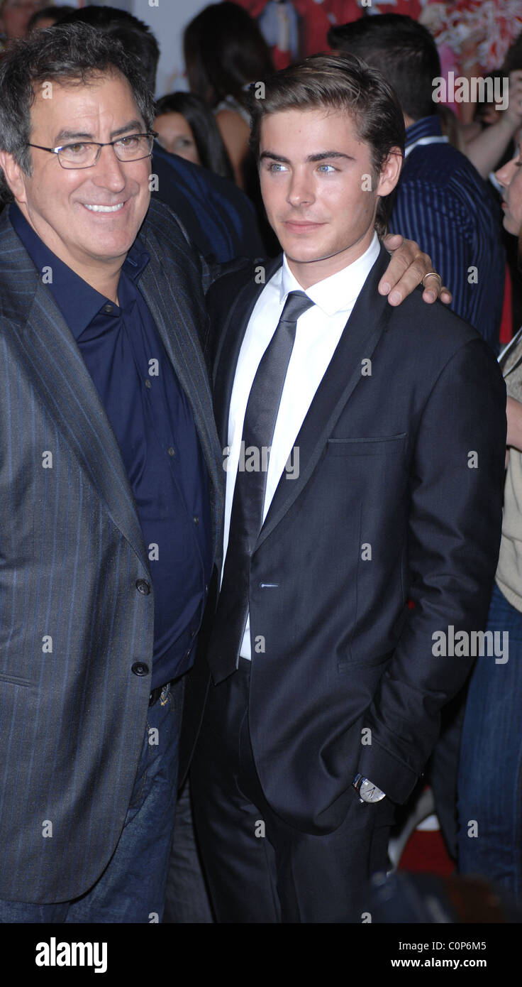 Zac Efron and Kenny Ortega The Los Angeles Premiere of 'High School Musical 3: Senior Year' held ...