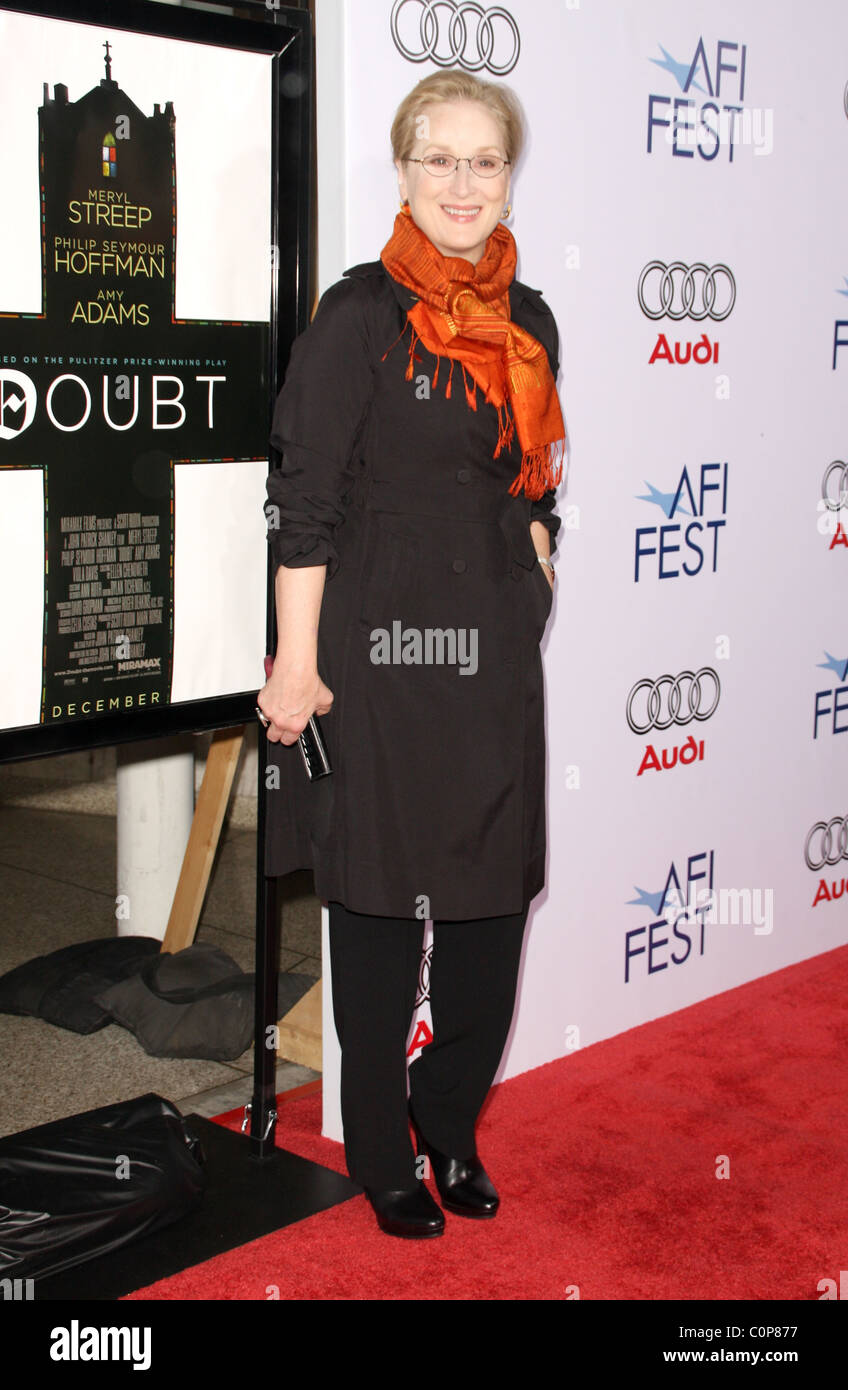 Meryl Streep AFI Film Festival 2008 - 'Doubt' premiere held at The ...