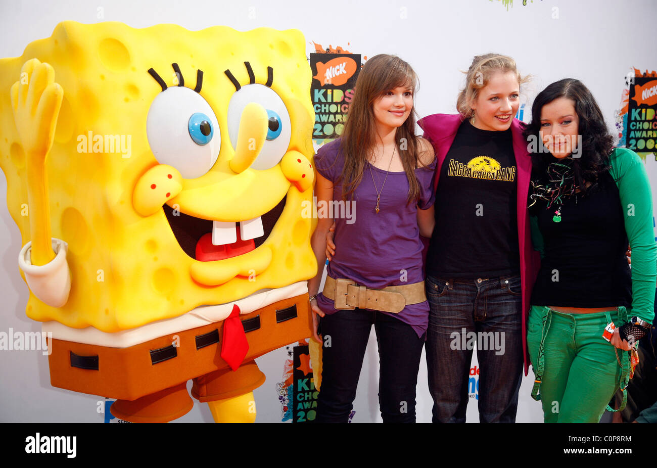 Spongebob, Freche Mädchen German Kids Choice Awards 2008 at Movie Park ...