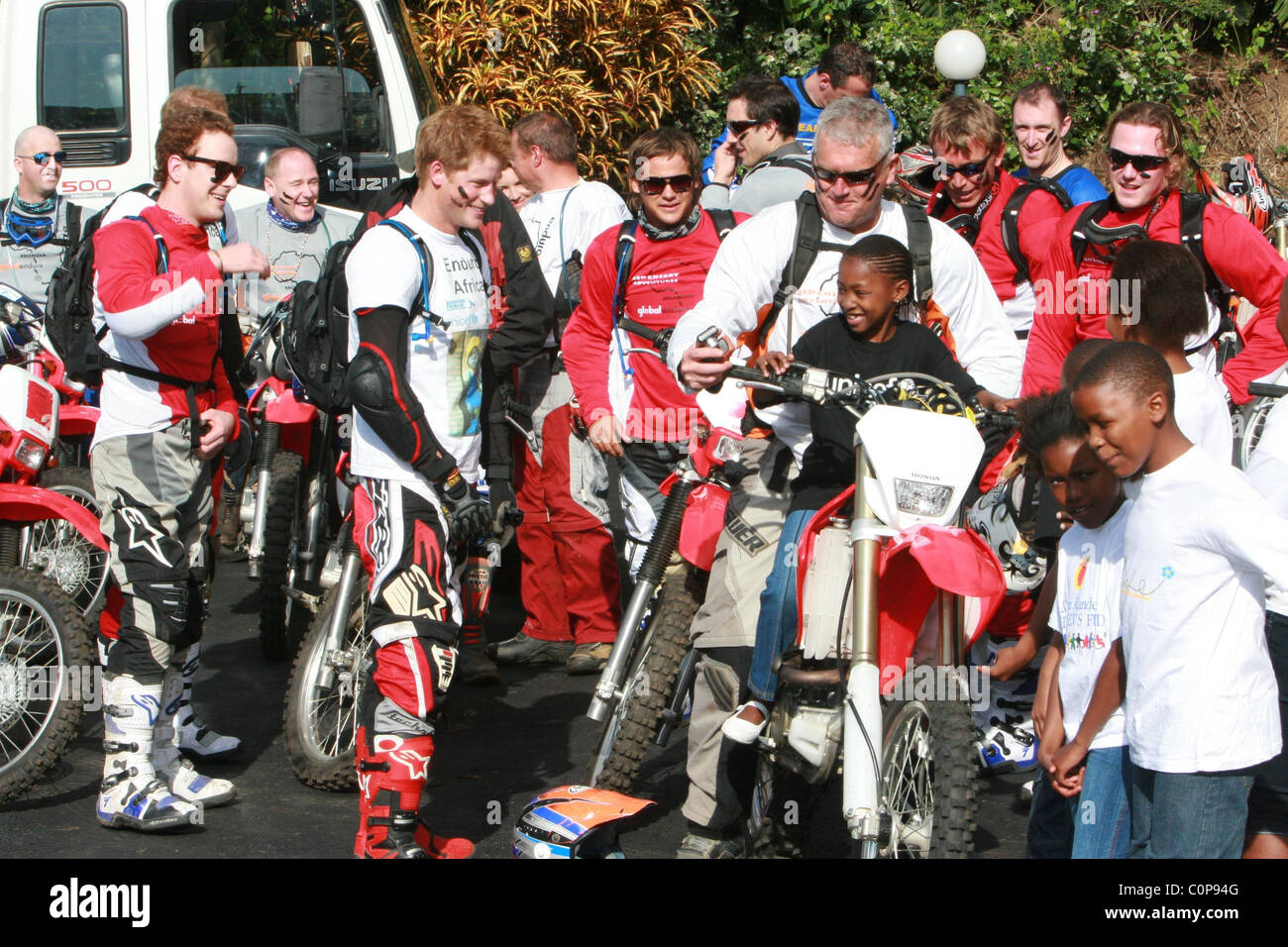 Prince William and Prince Harry Enduro Africa 2008 Motorcycle Rally to ...