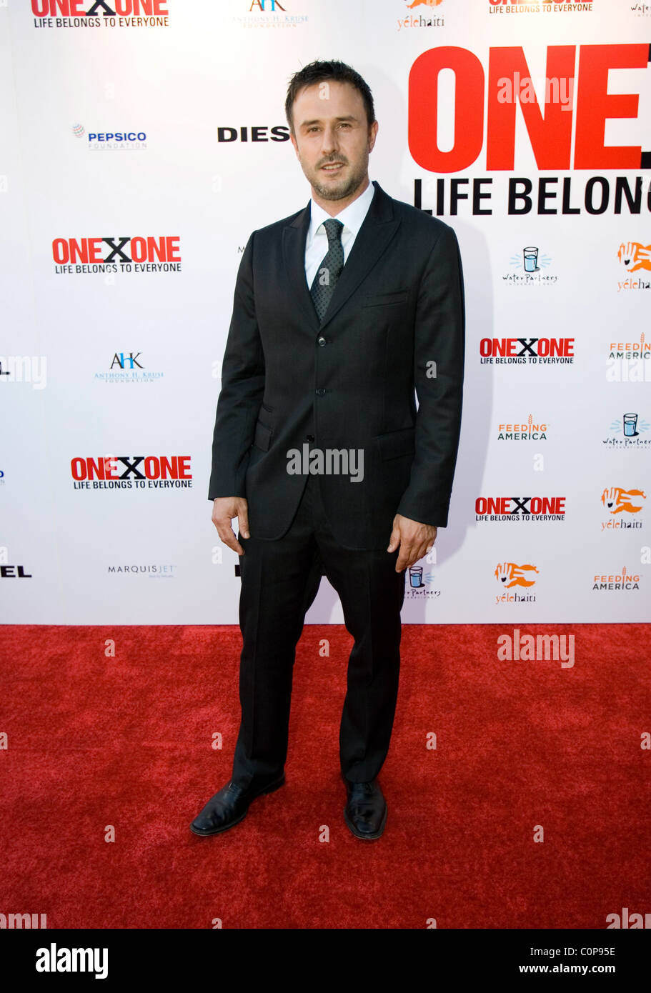 David Arquette ONEXONE childrens charity San Francisco Launch held at ...