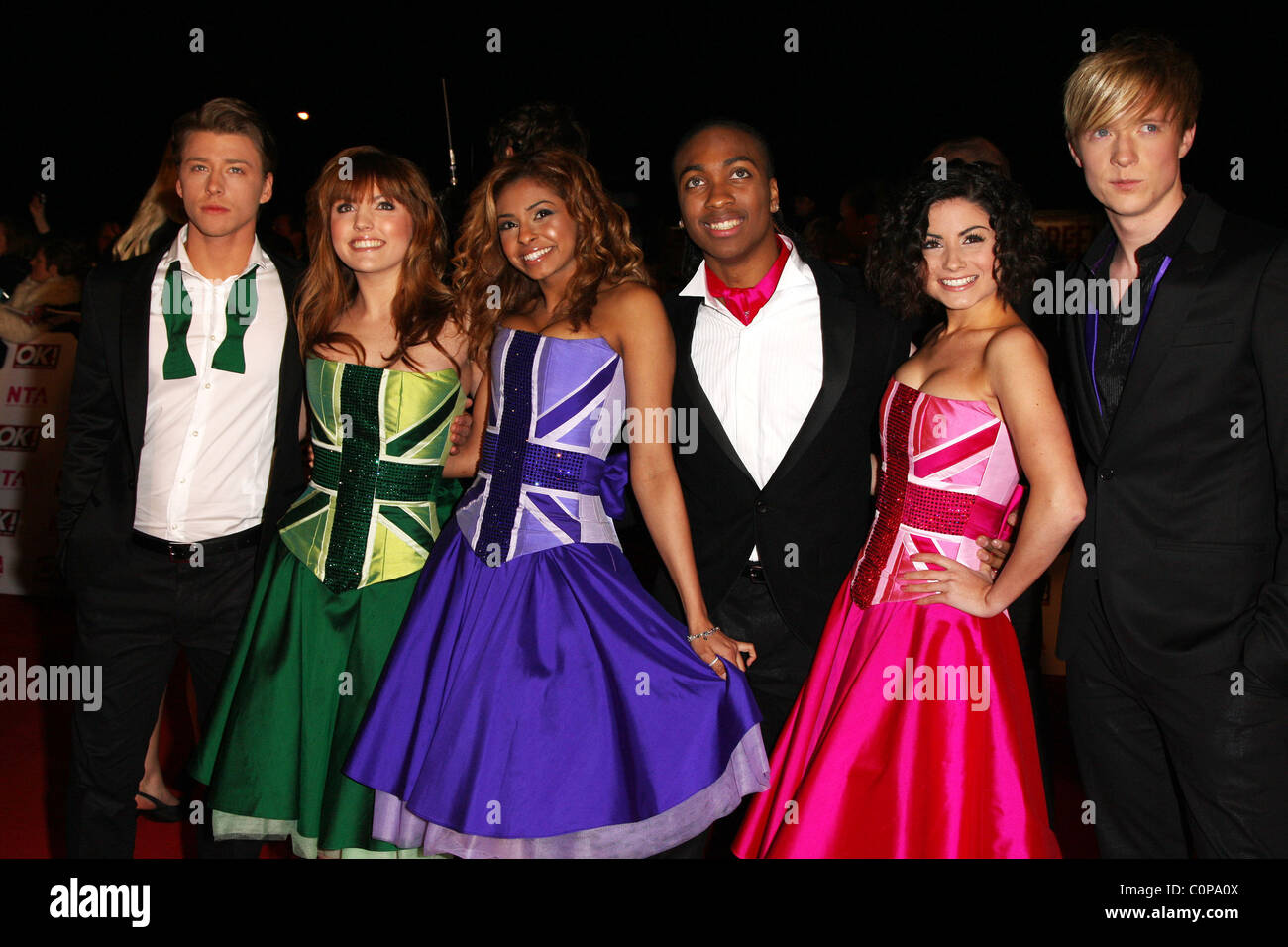 The Cast of Britannia High National Television Awards 2008 held at the ...