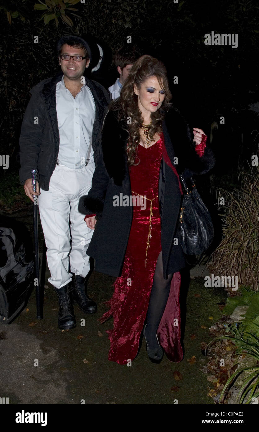 Guests arriving at Jonathan Ross's Halloween Party. London, England ...