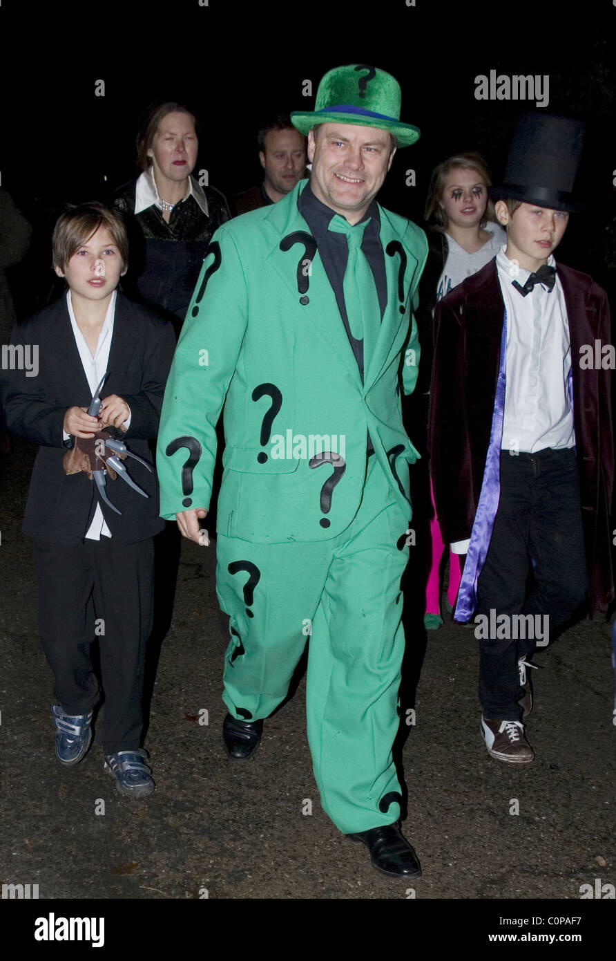 Jack Dee arriving at Jonathan Ross's Halloween Party. London, England ...