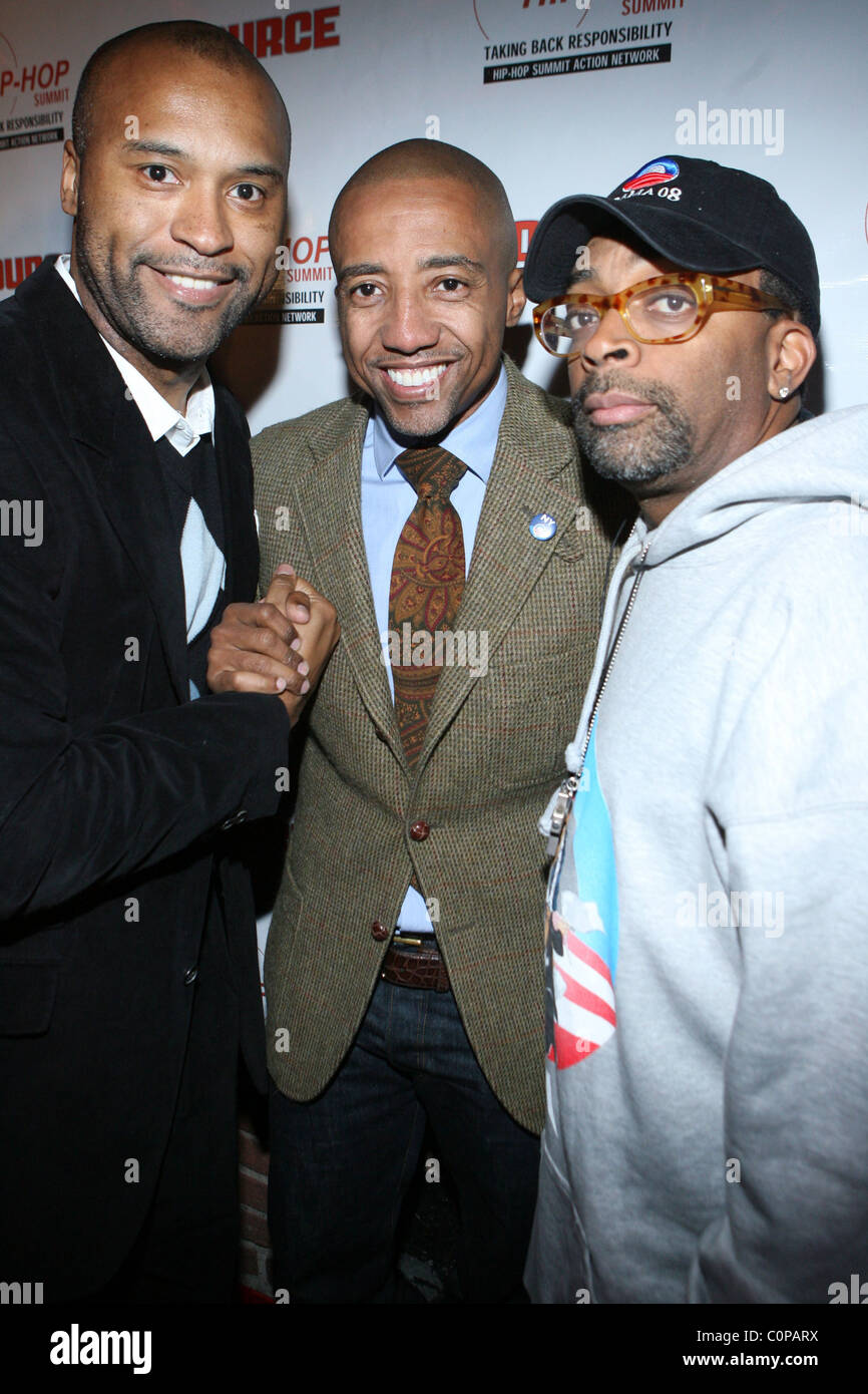 Londell McMillan, Kevin Liles, and Spike Lee Russell Simmons and Spike ...