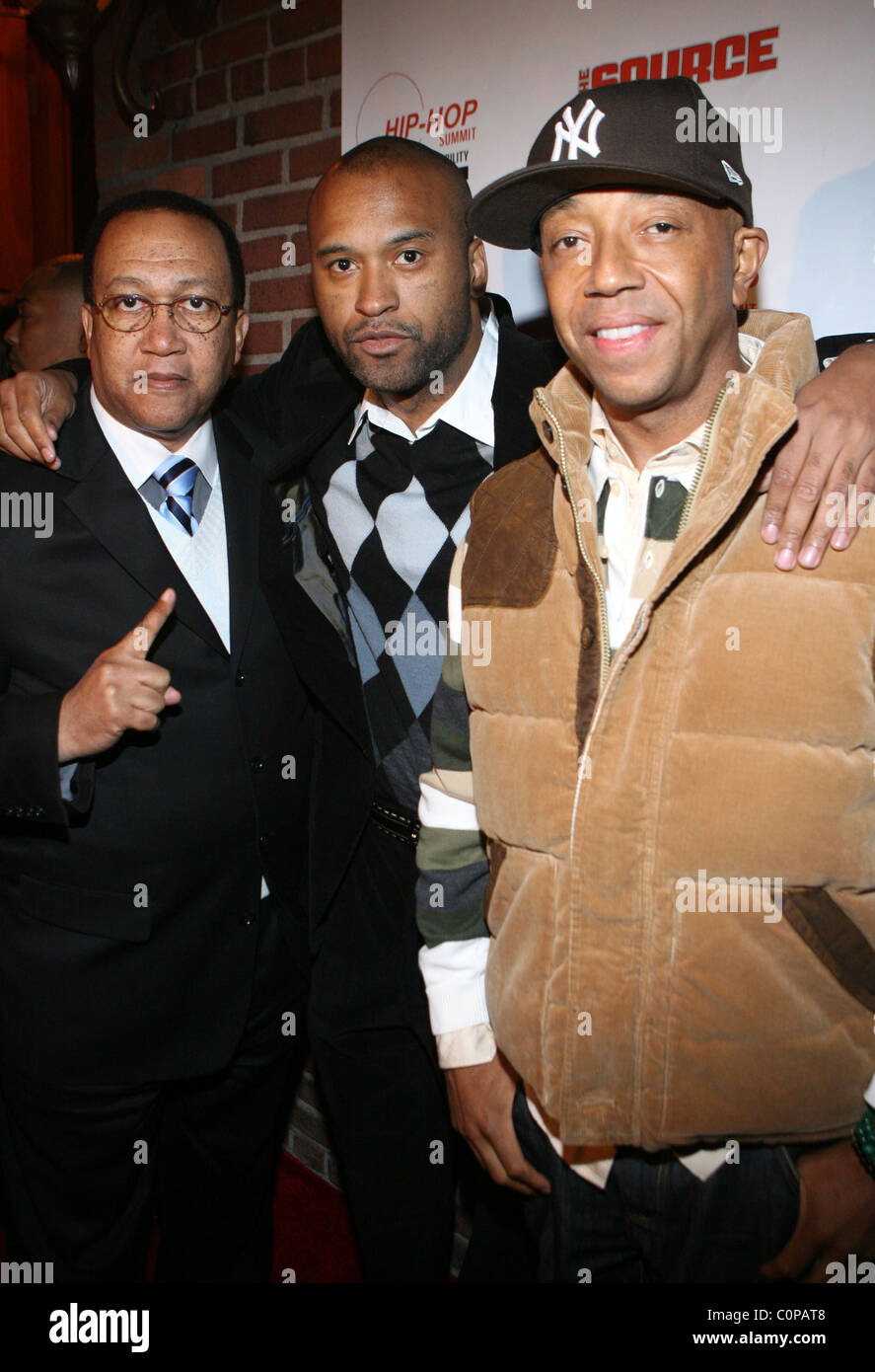Rev. Ben Chavis, Londell McMillan and Russell Simmons Russell Simmons ...