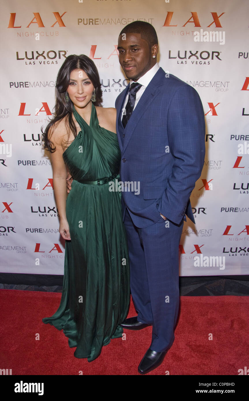 Kim Kardashian and Reggie Bush Kim Kardashian hosts a birthday soiree ...