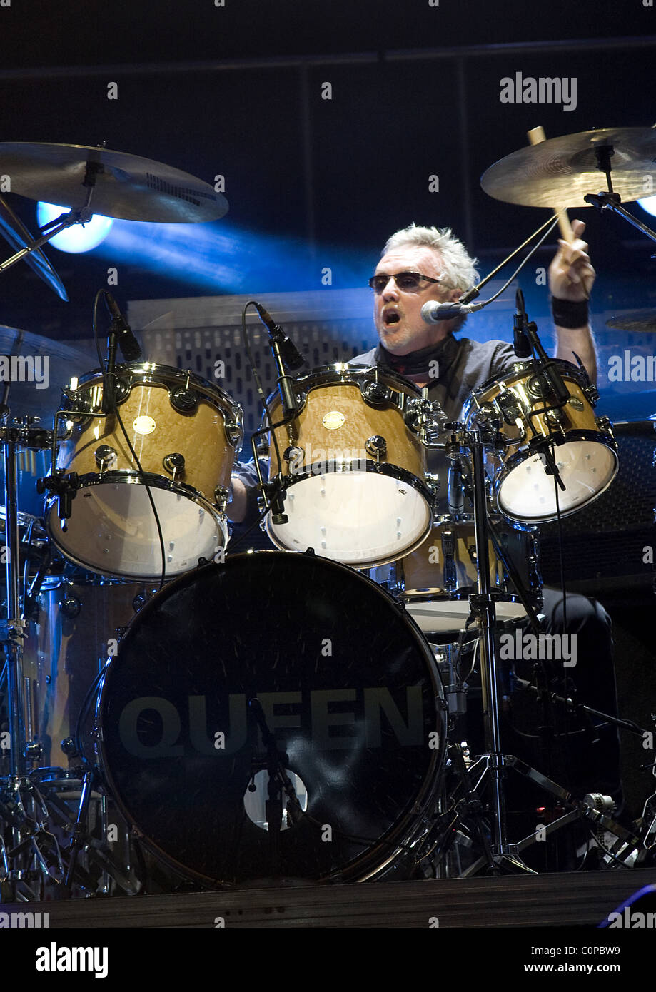 Roger Taylor Queen performing live at Liverpool Echo Arena Liverpool ...