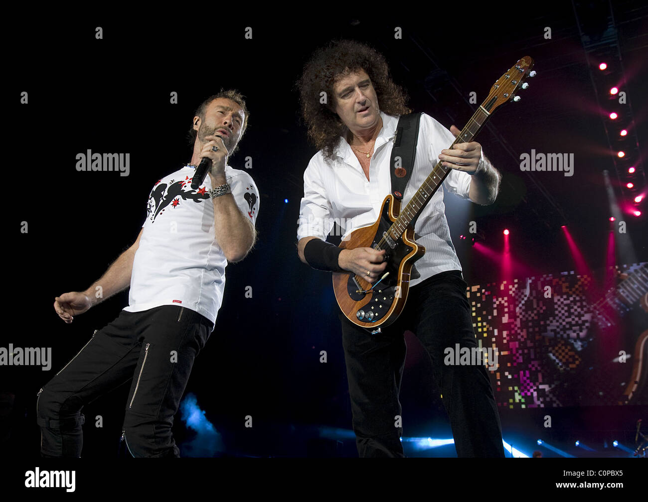 Paul Rodgers And Brian May High Resolution Stock Photography and Images ...