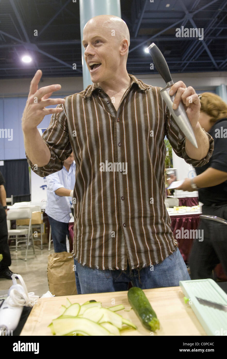 Nathan Lyon of the Discovery Health Channel gave a presentation of ...