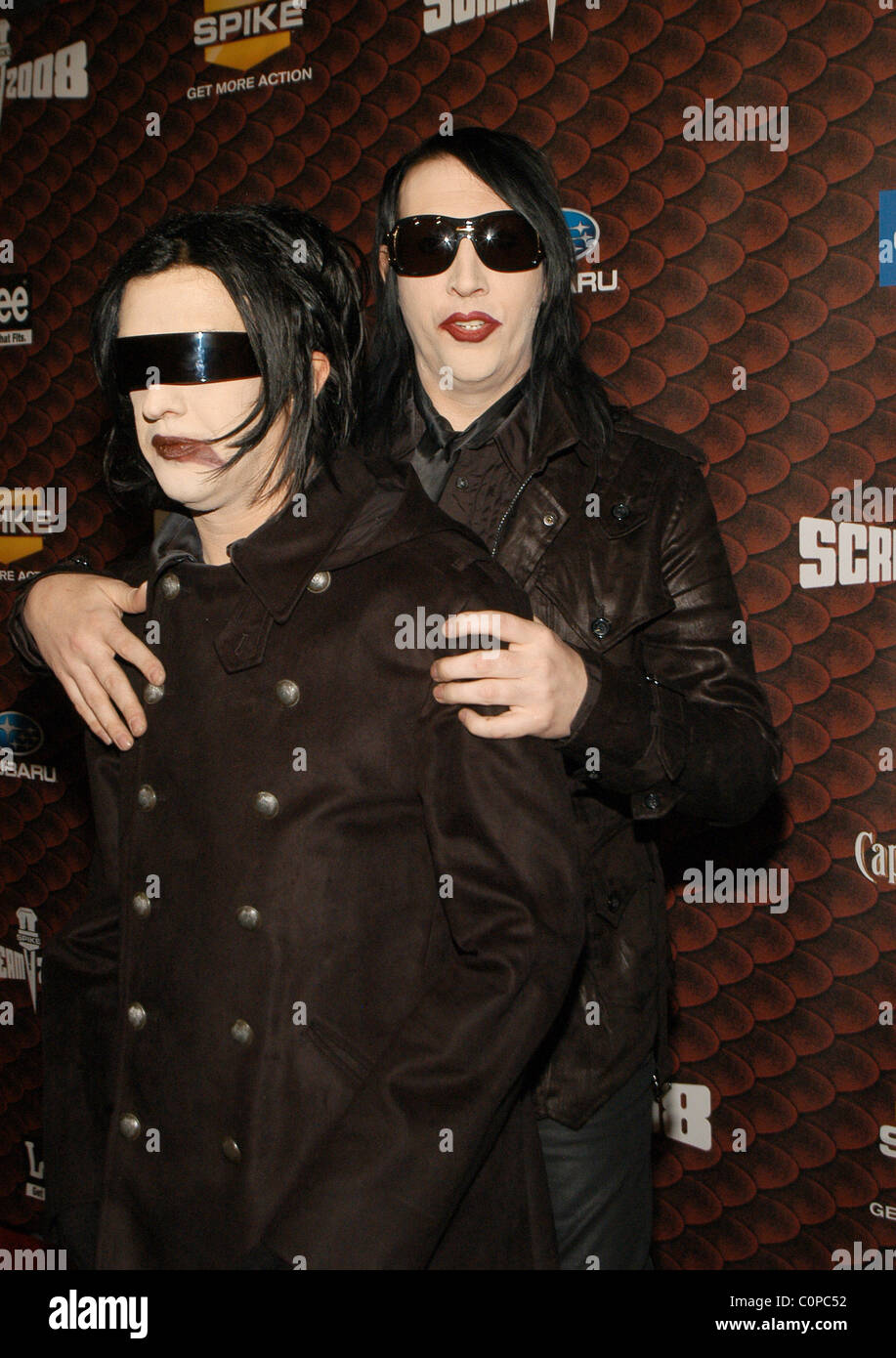 Twiggy Ramirez and Marilyn Manson Spike TV's "Scream 2008" Awards at ...