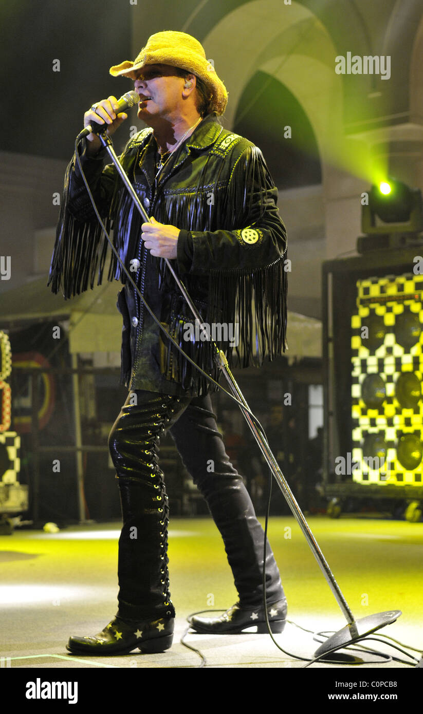 Robin Zander CheapTrick performs live on stage at the grand opening of ...