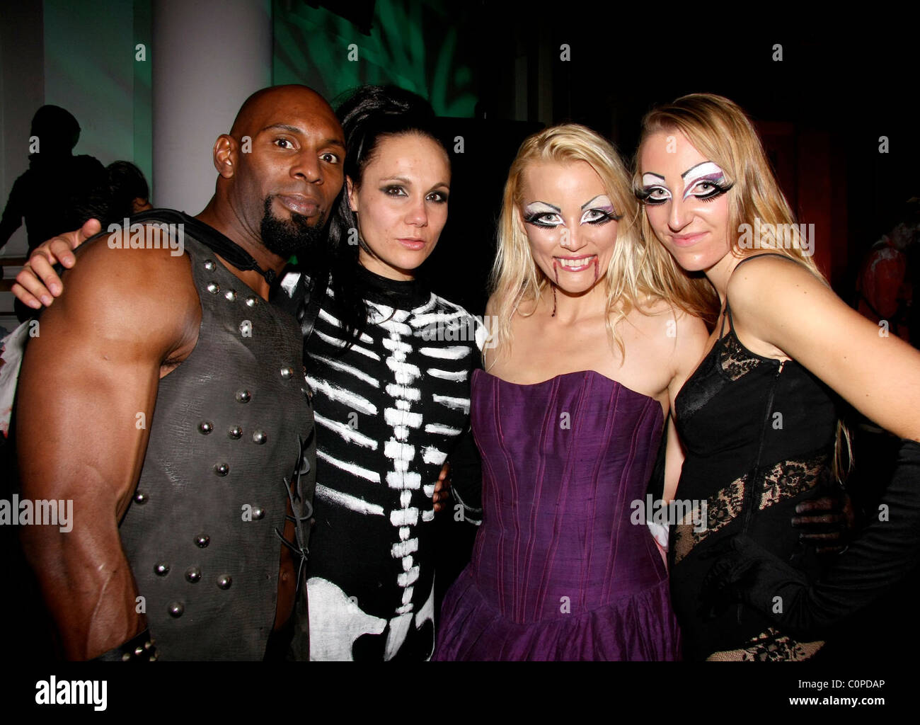 Gladiators Enigma and Predator with guests attend the Blood Lust Ball ...
