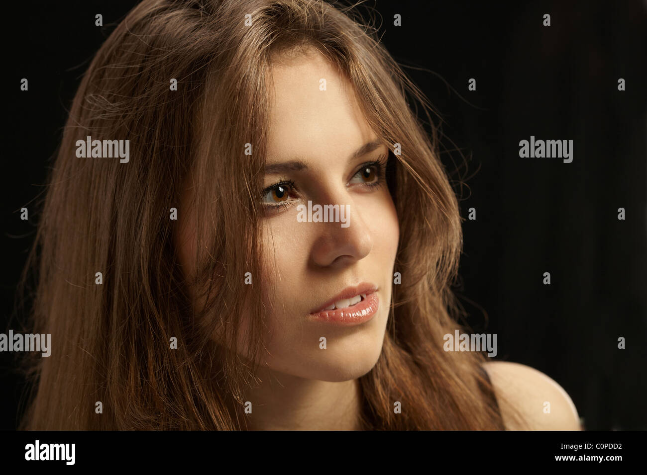 Portrait of pretty girl Stock Photo - Alamy
