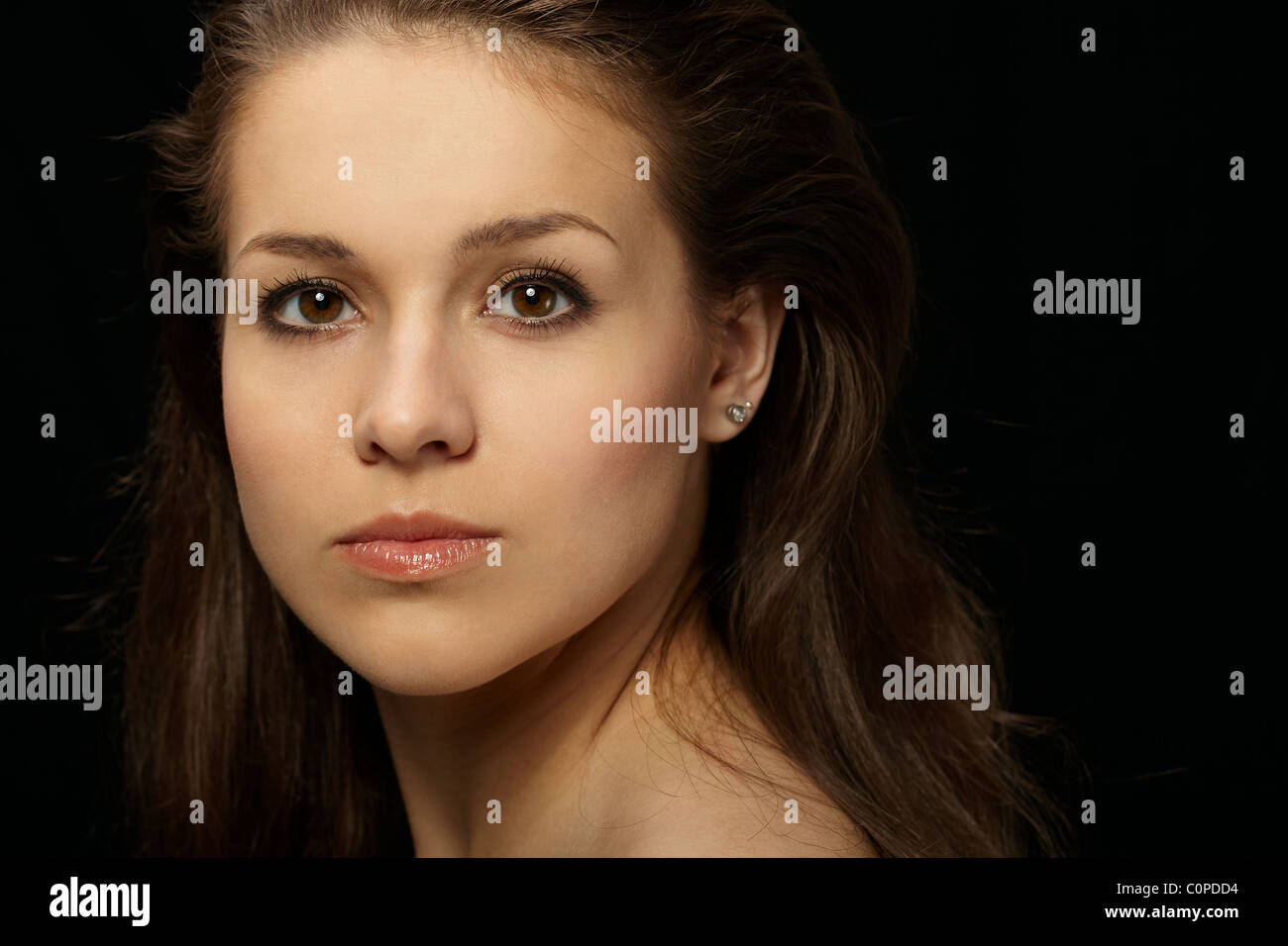 Portrait of pretty girl Stock Photo - Alamy