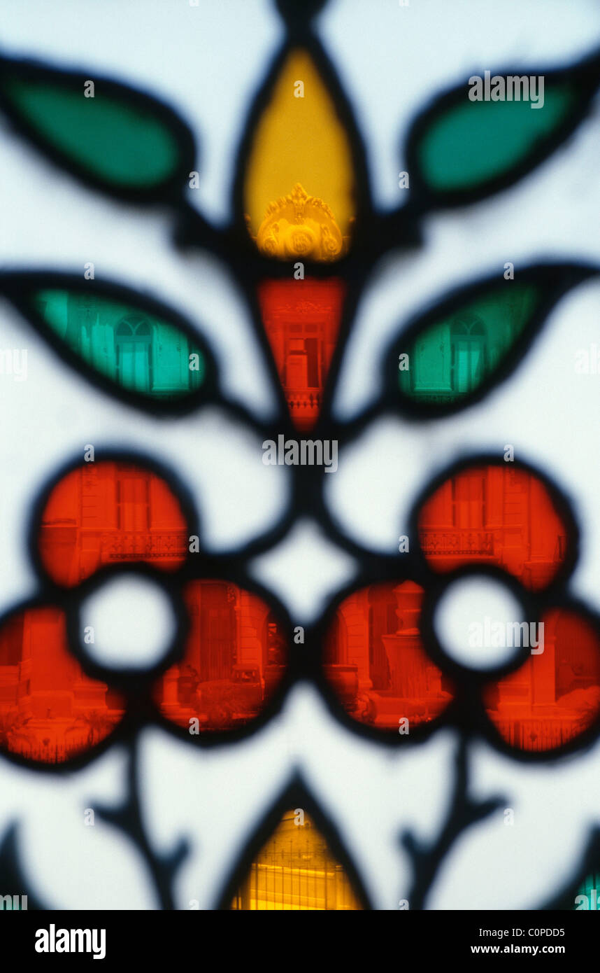 Cuba havana stained glass in window hi-res stock photography and images ...