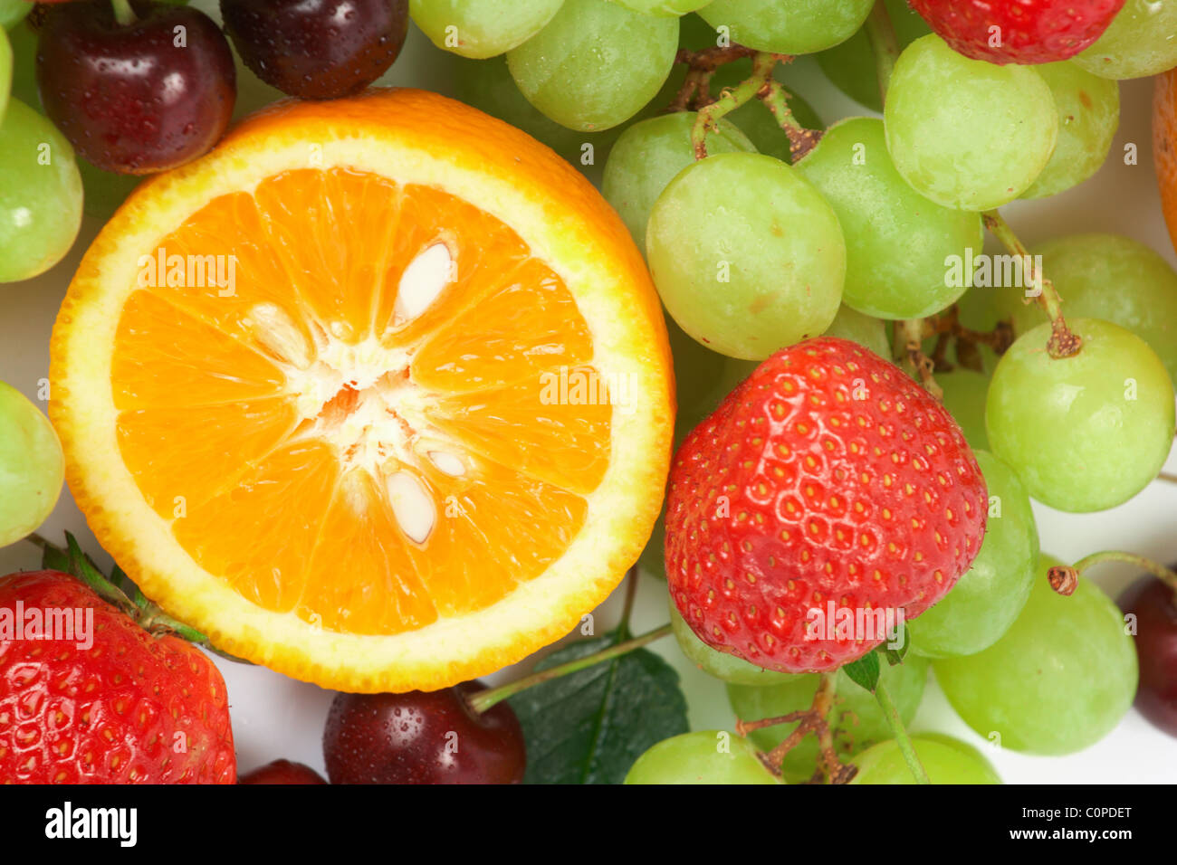 Still-life of fresh fruit Stock Photo - Alamy