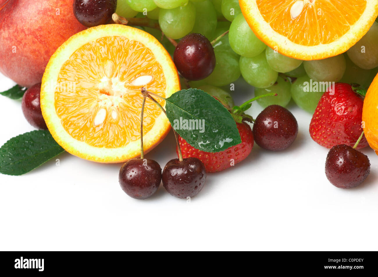 Still-life of fresh fruit Stock Photo - Alamy