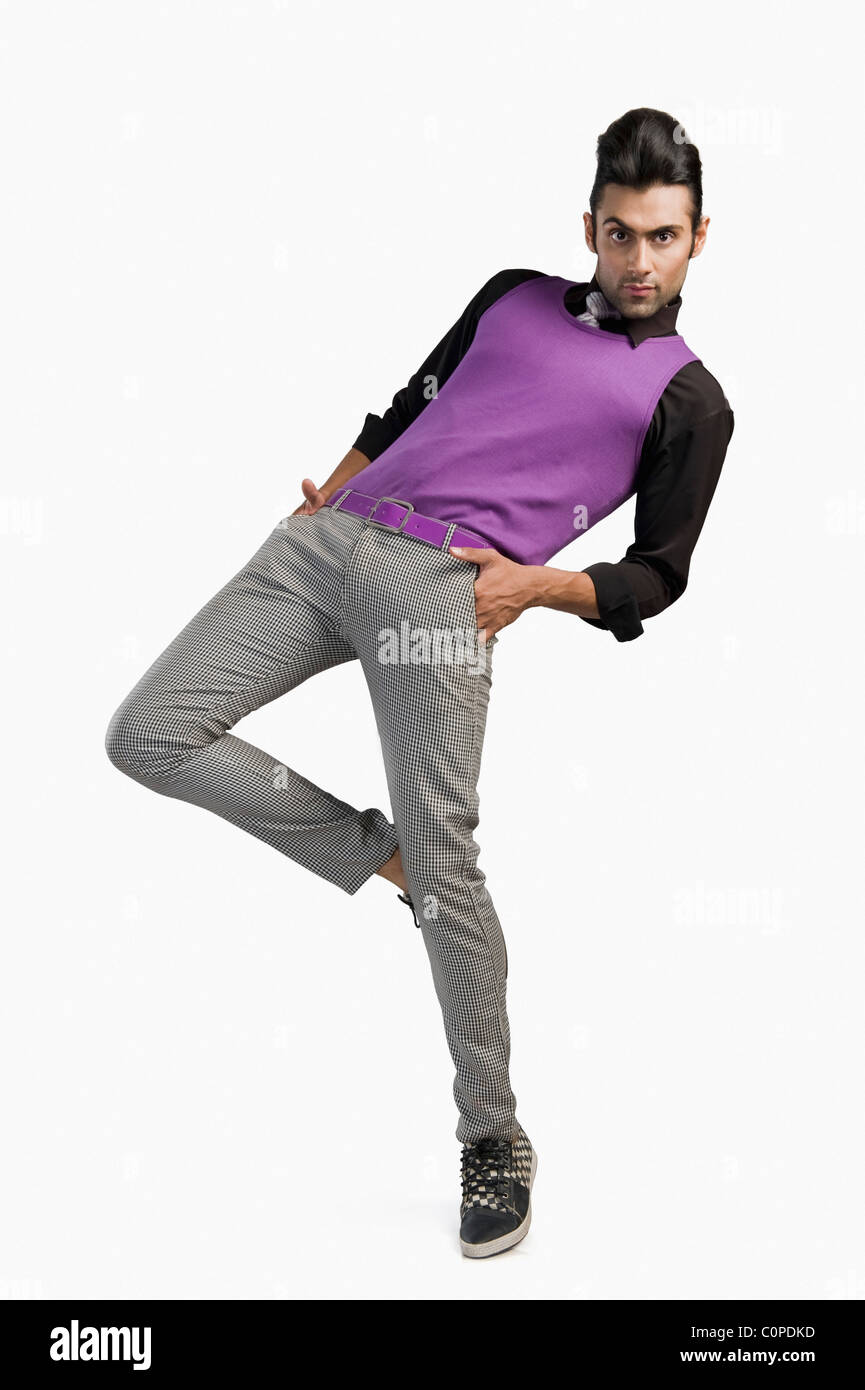 Portrait stylish model in Cut Out Stock Images & Pictures - Alamy