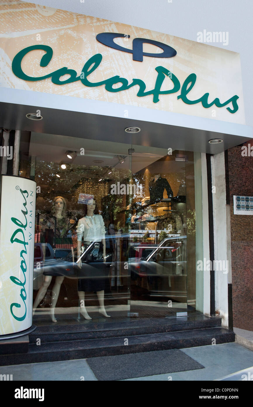 Facade of a store, New Delhi, India Stock Photo - Alamy