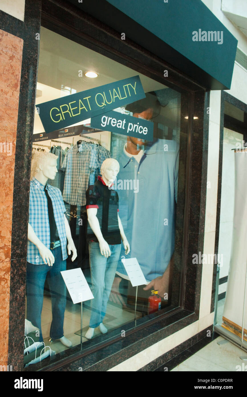 Window display of a store, Ansal Plaza, New Delhi, India Stock Photo ...