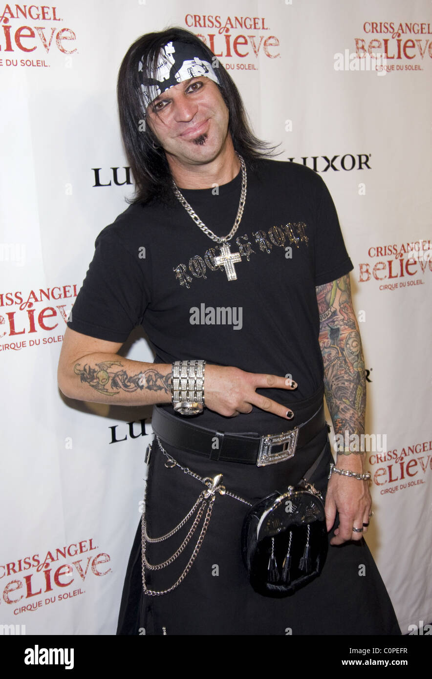 Michael Goddard Black Carpet Premiere Of 'Criss Angel Believe' held at ...