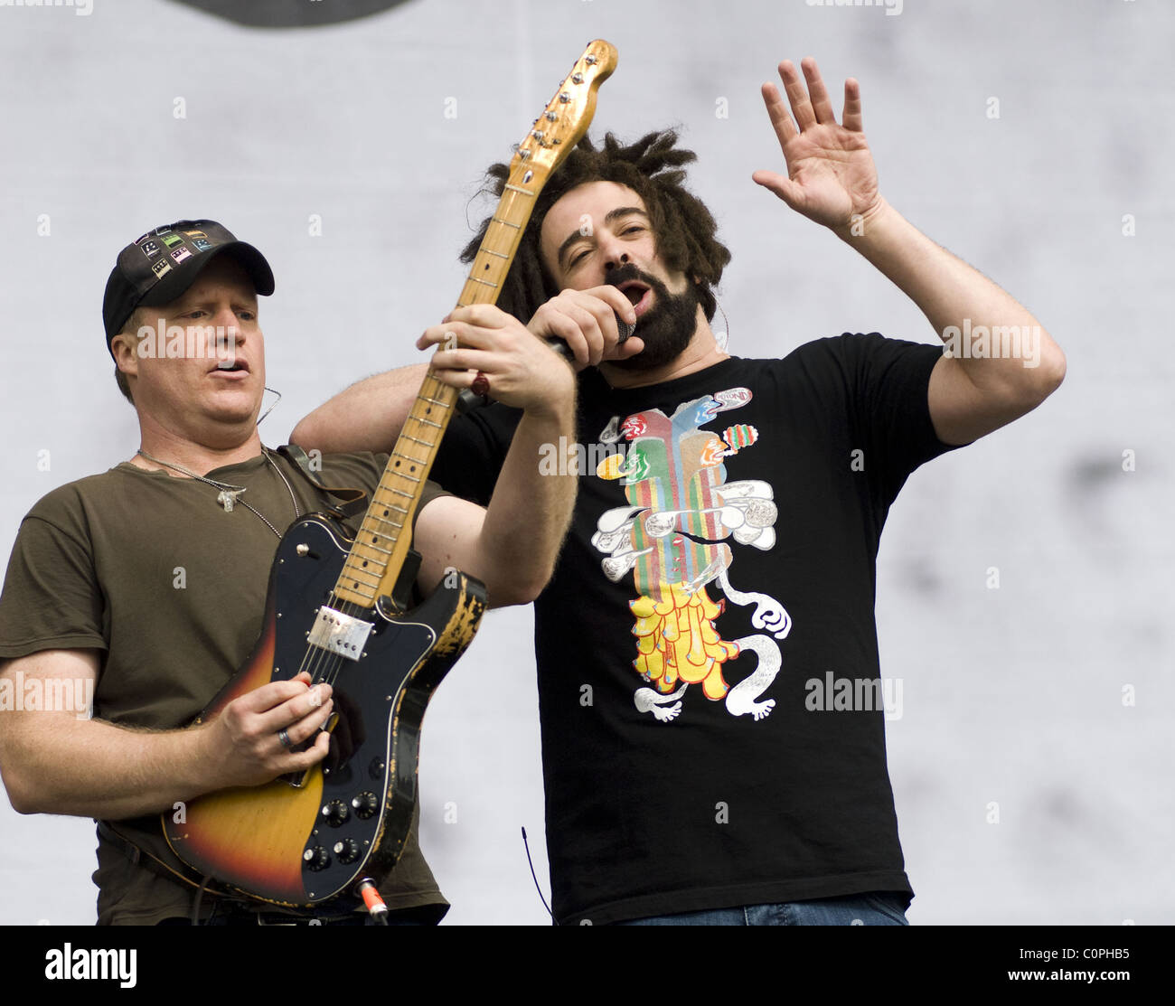 Adam Duritz of Counting Crows 2008 T in the Park music festival - Day 3 ...