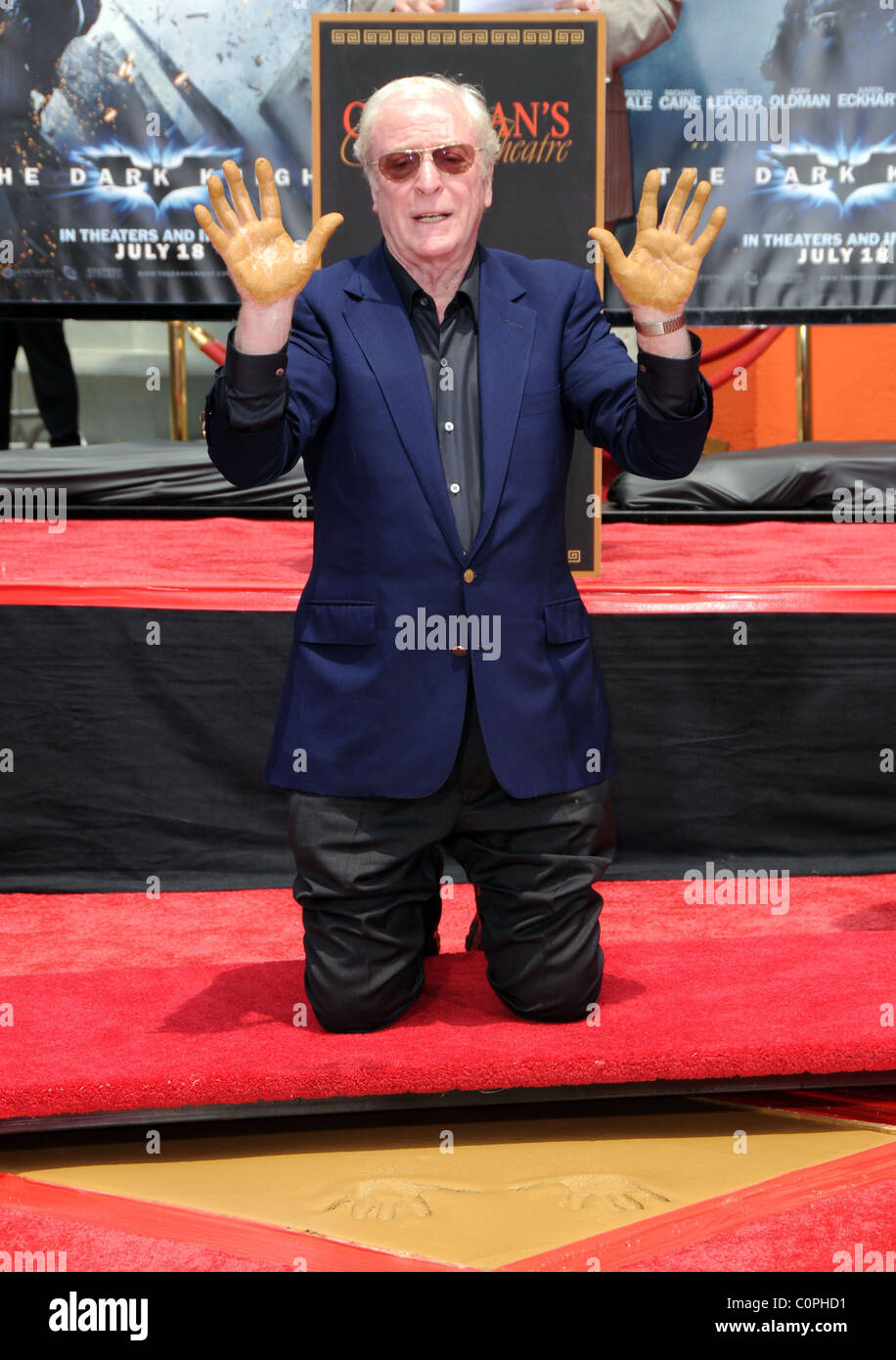 Michael Caine Handprint and Footprint Ceremony at Grauman's Chinese ...