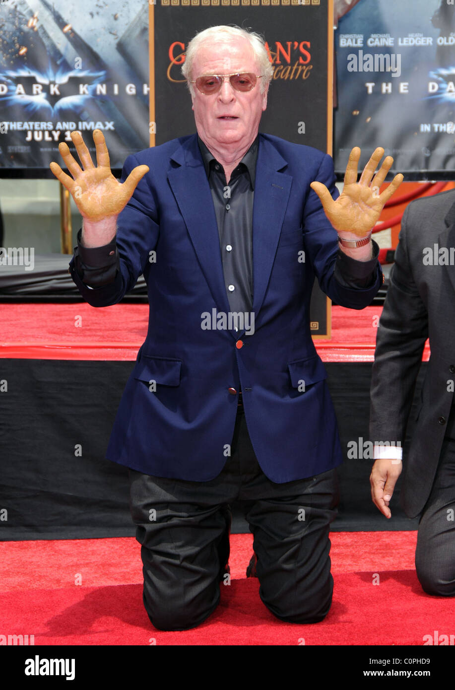 Michael Caine Handprint and Footprint Ceremony at Grauman's Chinese ...