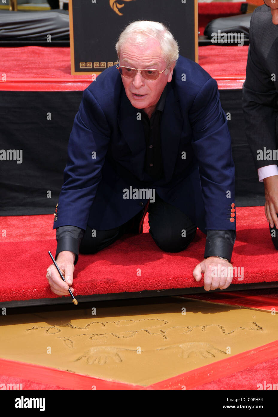 Michael Caine Handprint and Footprint Ceremony at Grauman's Chinese ...