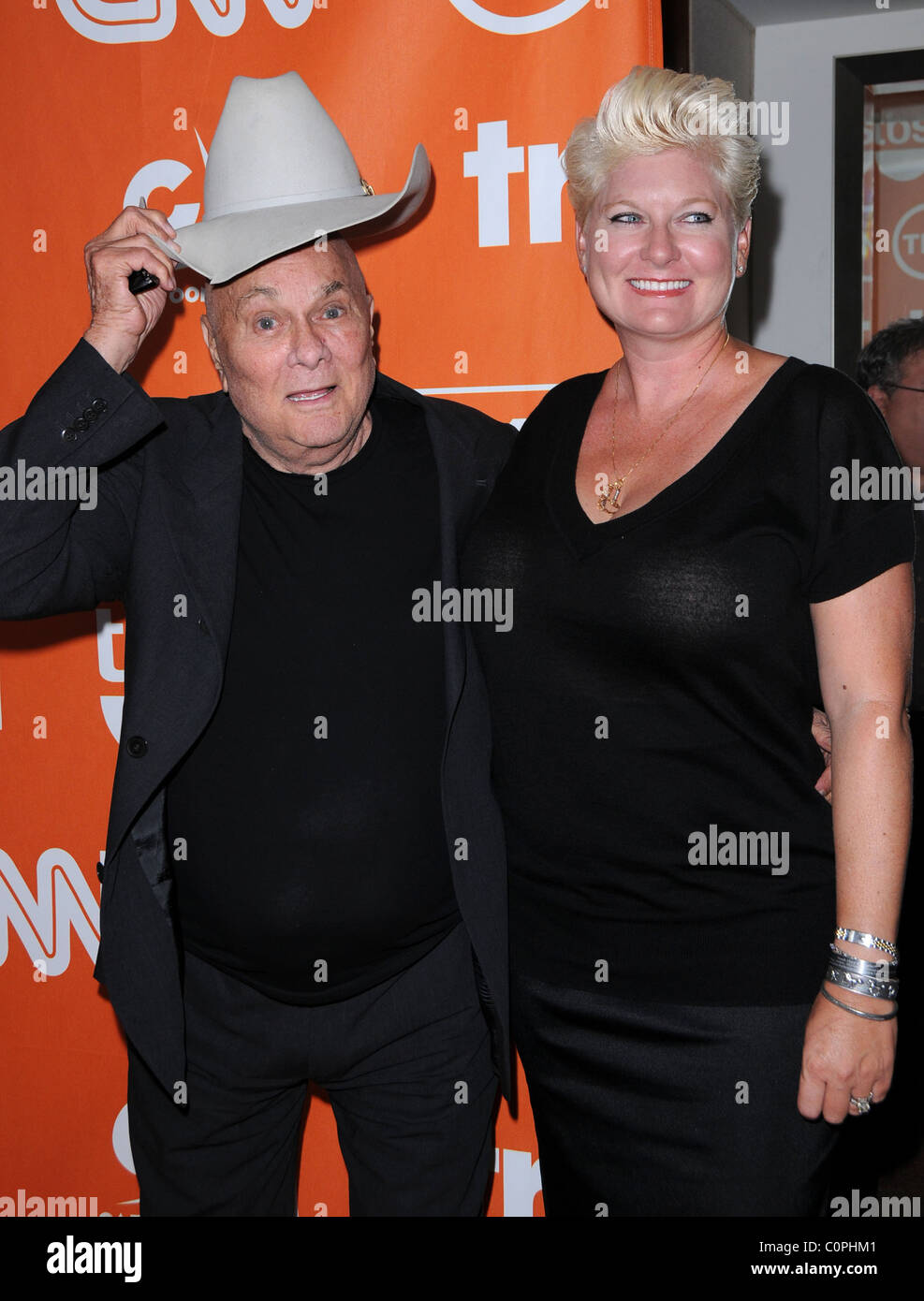 Tony Curtis with his wife Jill Vandenberg Turner Broadcasting's TCA ...