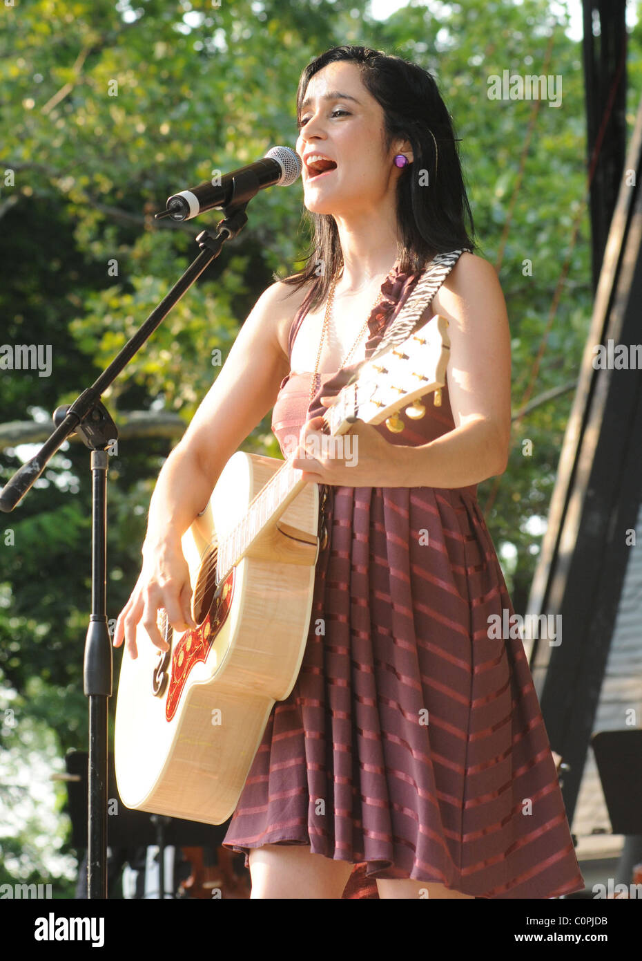 Julieta Venegas Summerstage concert performed in Central Park New York ...