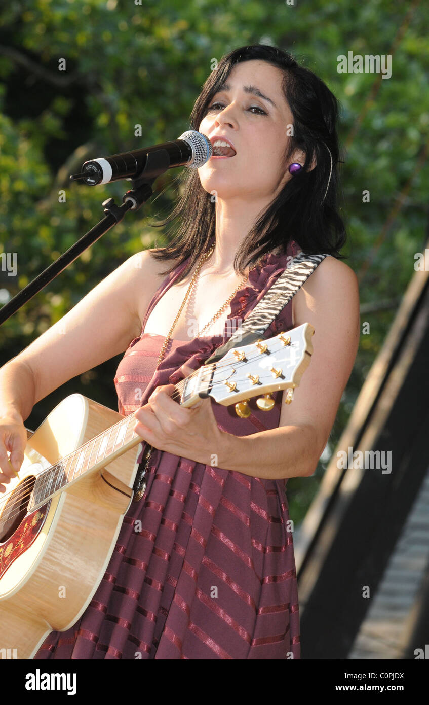 Julieta Venegas Summerstage concert performed in Central Park New York ...