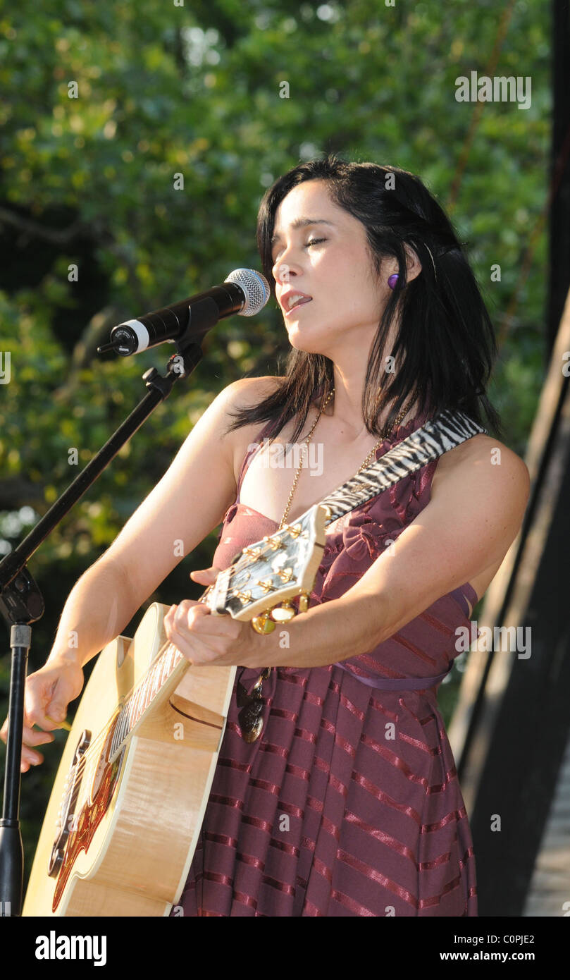 Julieta Venegas Summerstage concert performed in Central Park New York ...