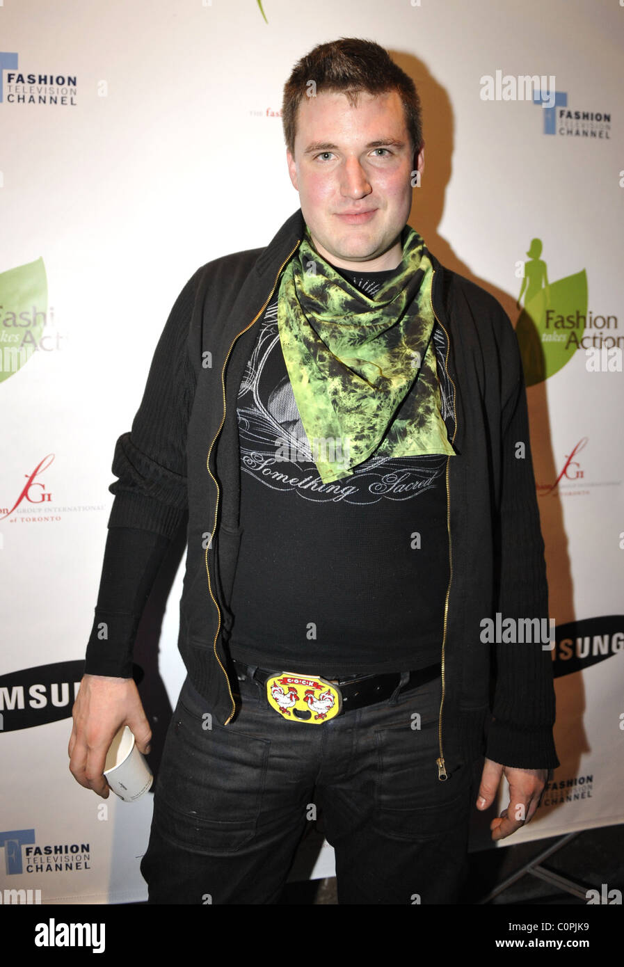 Designer Evan Biddell at the 'Fashion Takes Action Green Gala' held at ...