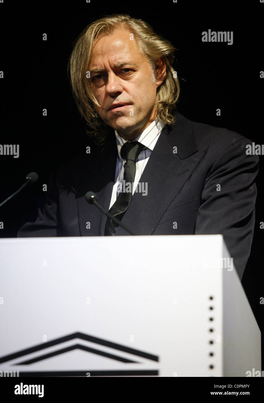 Sir Bob Geldof UNESCO charity gala at Maritim Hotel Cologne, Germany ...