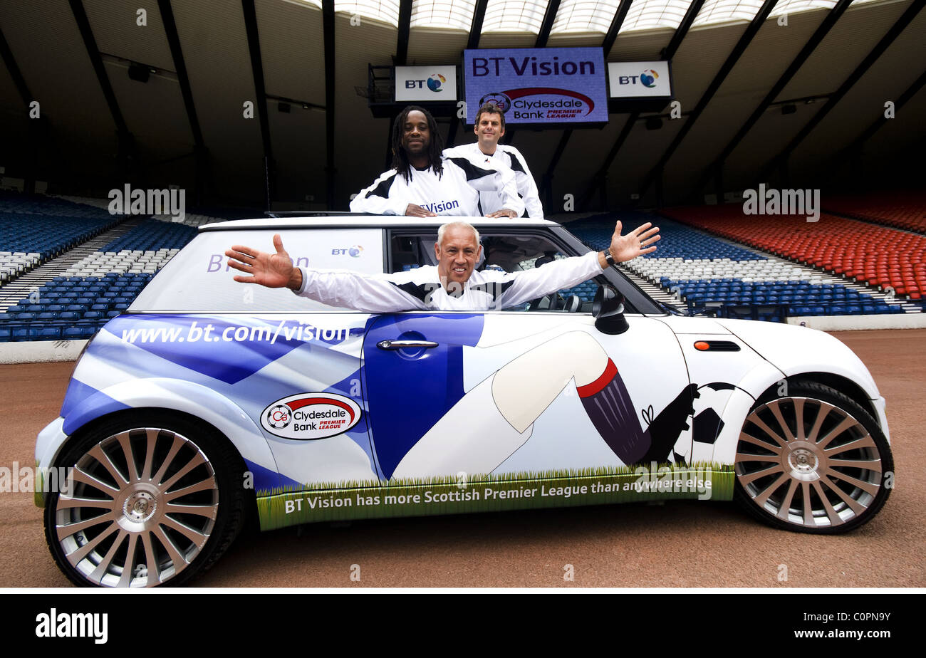 Jose Quitongo, Darren Jackson and Mark Hateley Photocall to launch the ...